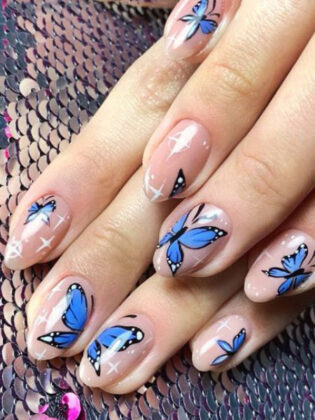 100 Butterfly Tattoo Nails Designs That Are Beautiful