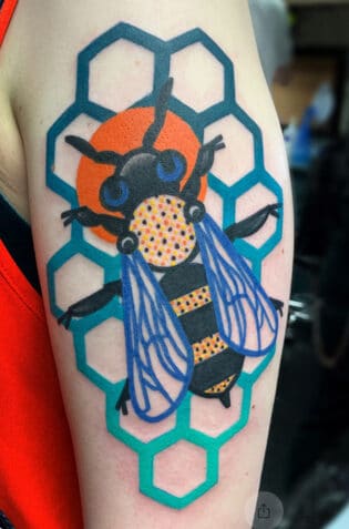 100 Inspiring Bee Tattoo Designs & Meaning - The Trend Spotter