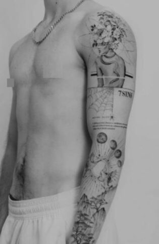 100 Cool Patchwork Tattoo Ideas (2024) - The Trend Spotter
